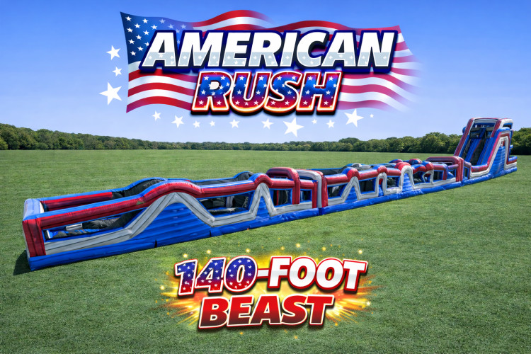 American Rush 140 Foot Beast Obstacle Course - The Wow Factor Northbrook IL